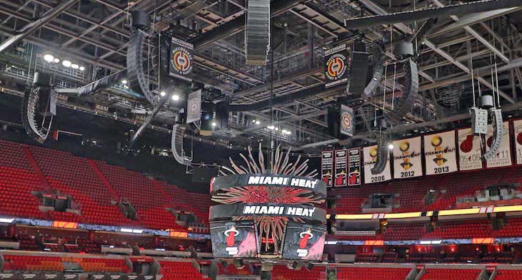 DAS Delivers for NBA’s Miami Heat