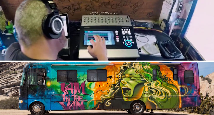 The Gear of Jam in the Van