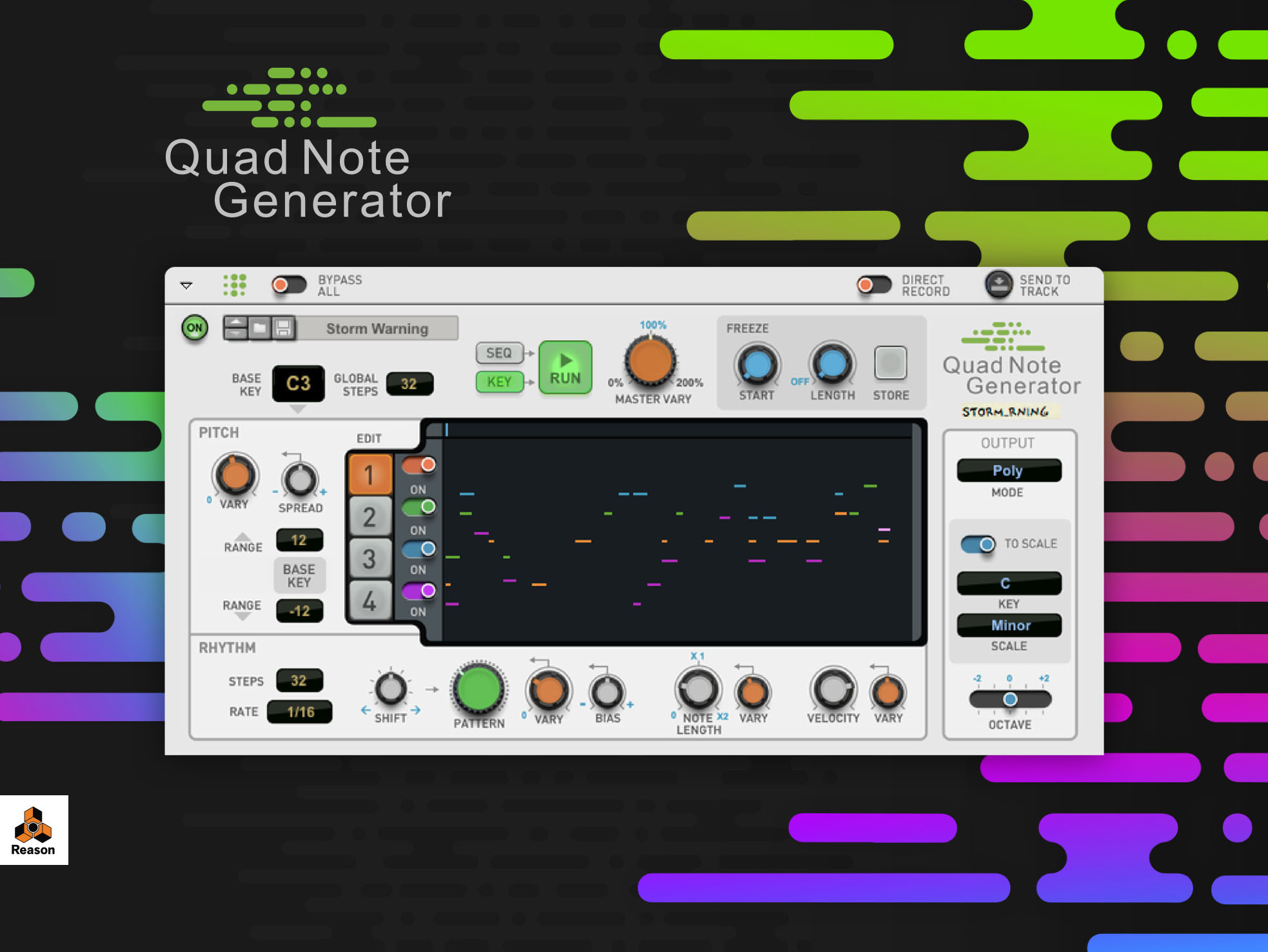 Propellerhead Releases Quad Note Generator Rack Extension for Reason ...