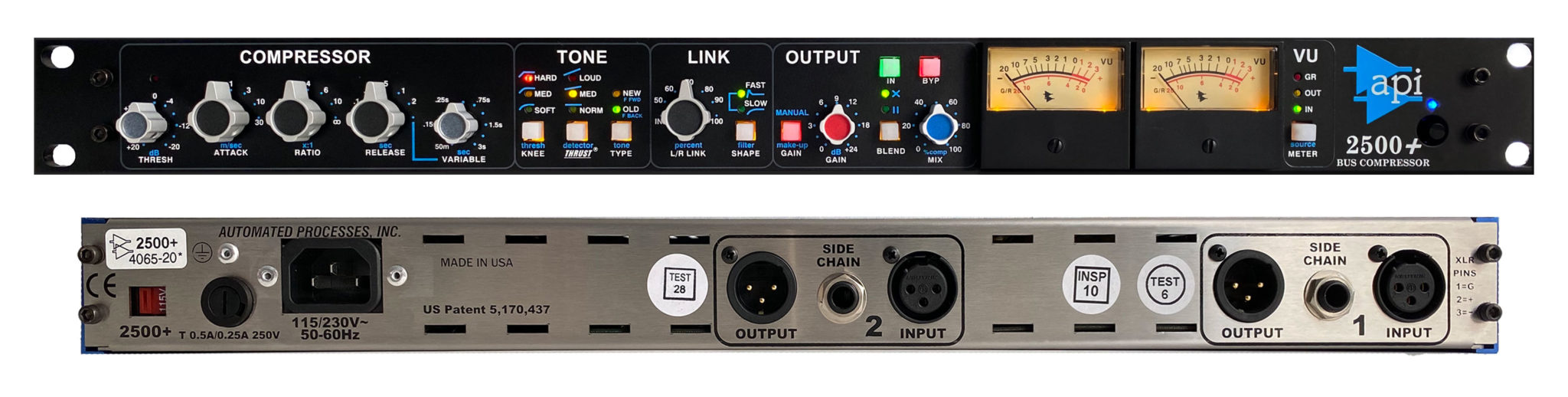 New Product: The API 2500+ Stereo Bus Compressor - Mixonline