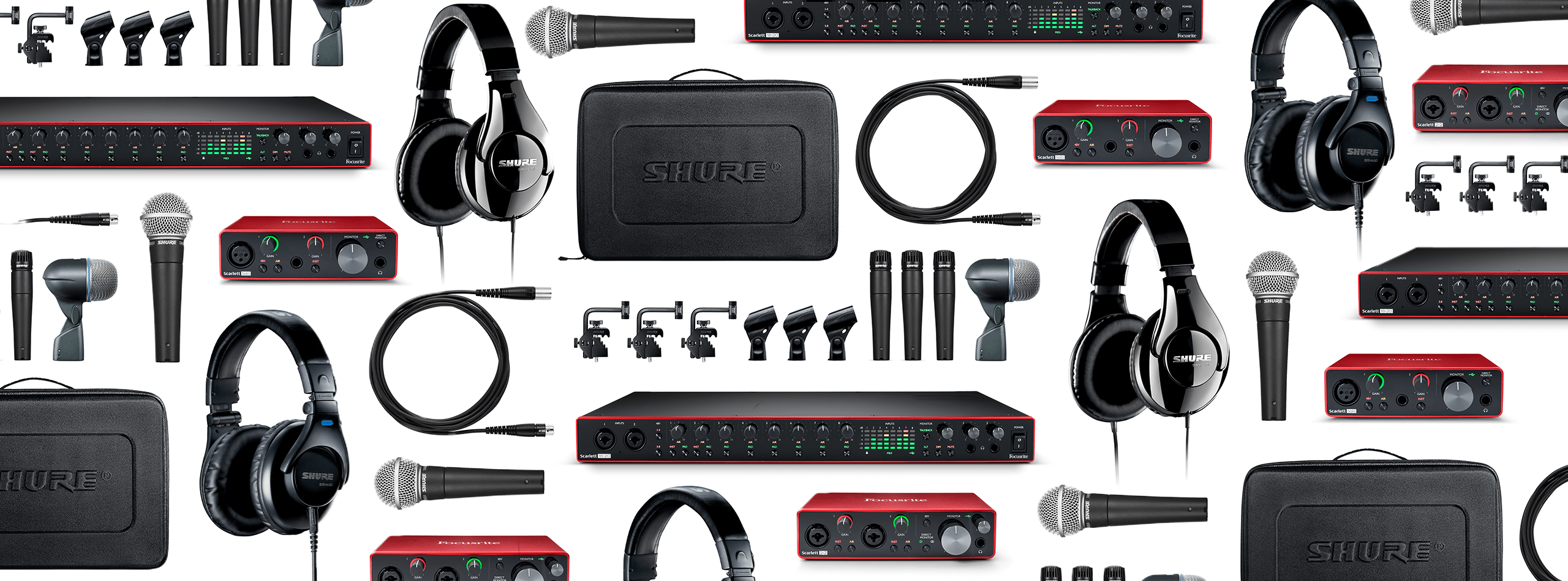 Shure-Focusrite Announce Production Bundles - Mixonline