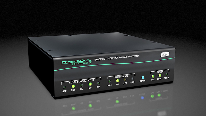 DirectOut EXBOX.SG and SG.IO SoundGrid Interfaces Debut - Mixonline