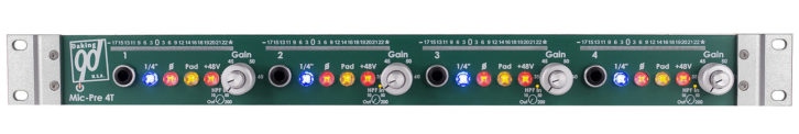 Daking Introduces the Mic Pre 4T • A Four-Channel Microphone ...