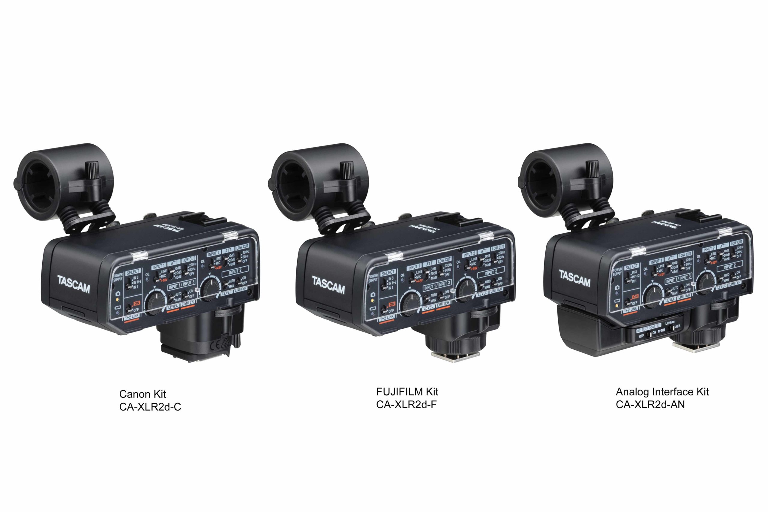 TASCAM Debuts CA-XLR2d Series XLR Audio Adapter for Use with Mirrorless ...