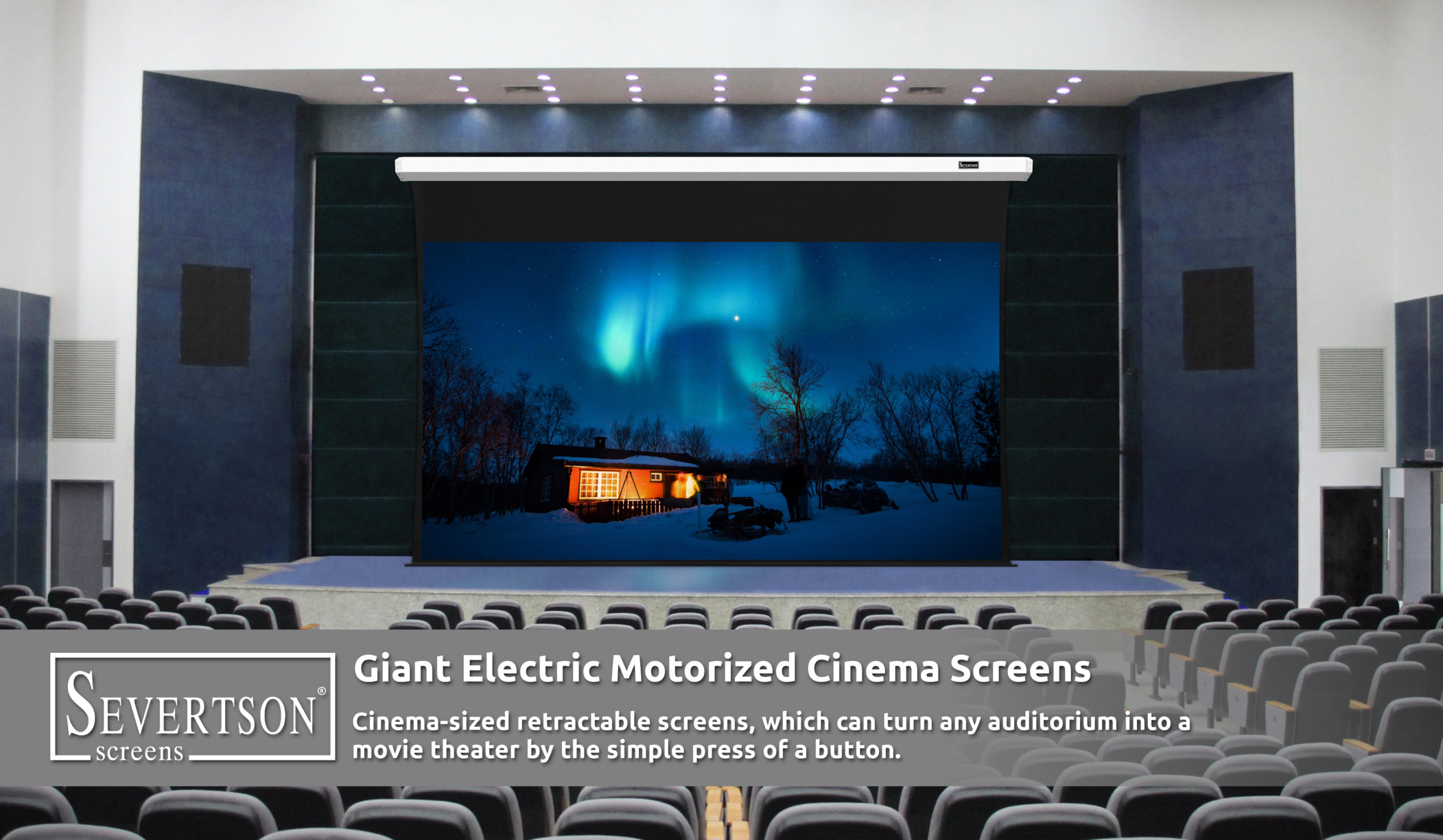 Severtson Showcases Giant Electric Motorized Cinema Screens During ...