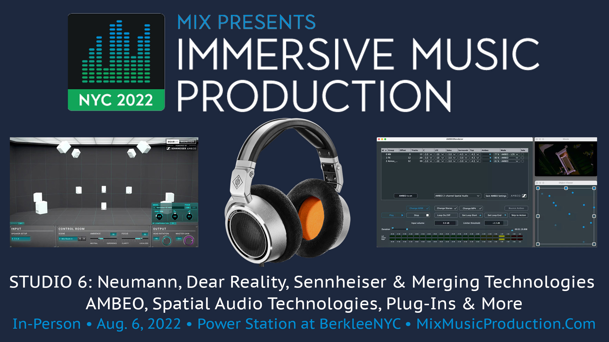 New at MixNYC: Explore Spatial Audio Tools with Sennheiser, Neumann and ...