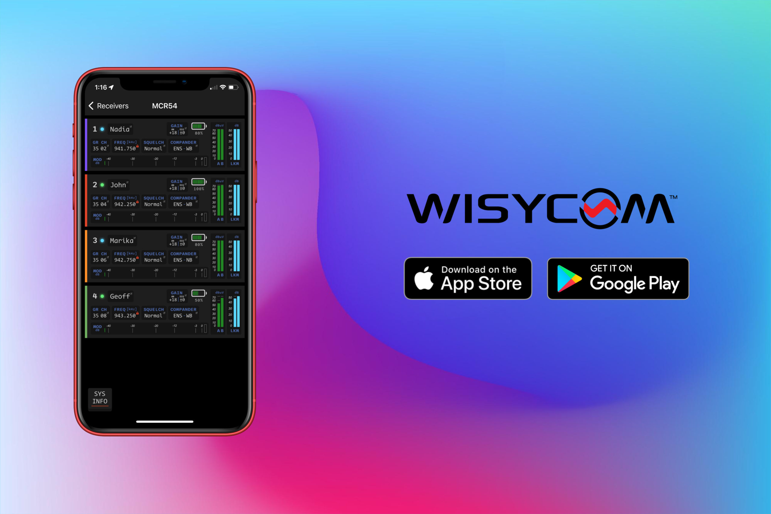 Wisycom Wireless App Now Available - Mixonline