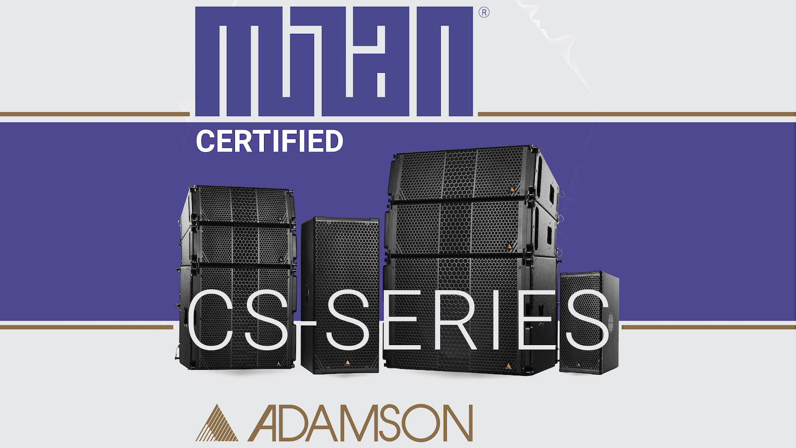 Adamson CS-Series Nets Milan Certification - Mixonline