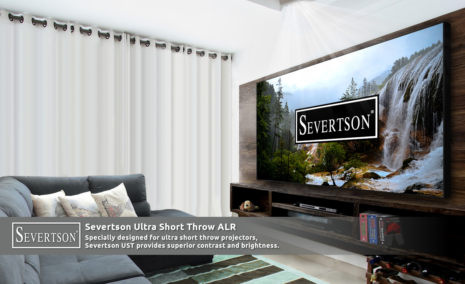 Severtson Screens Announces New Ultra Short Throw ALR (UST) Projection ...