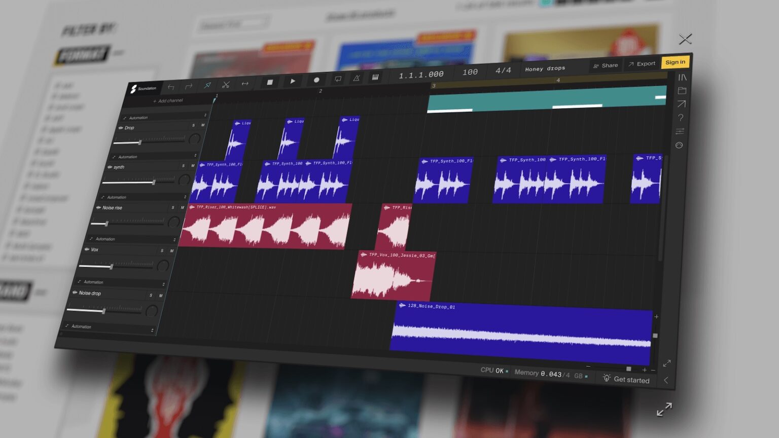 Online DAW Soundation Can Now Be Embedded In Your Website