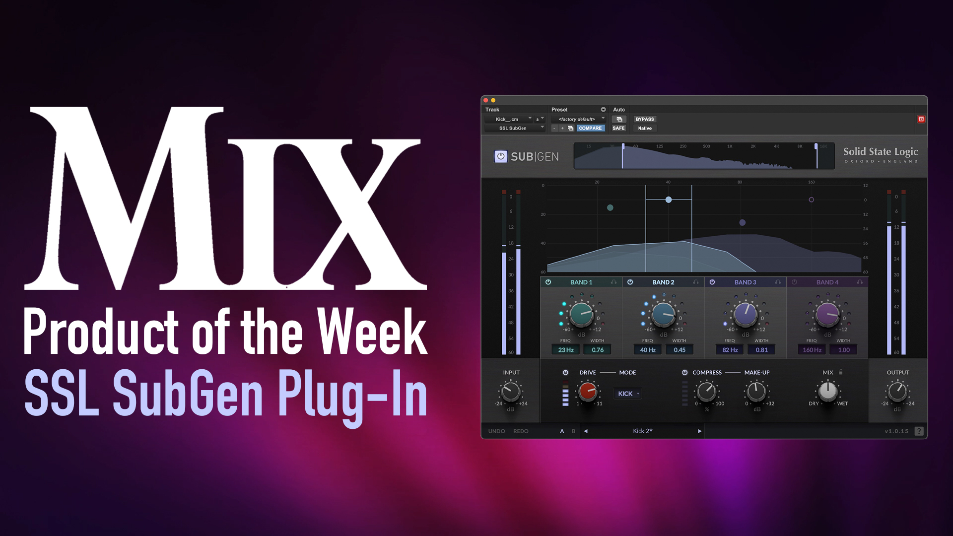 SSL SubGen Plug-In – Mix Product of the Week - Mixonline
