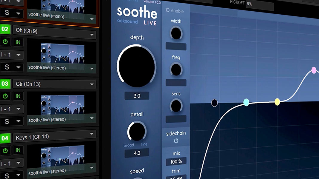oeksound’s Soothe Live Plug-In Comes to Avid S6L - Mixonline