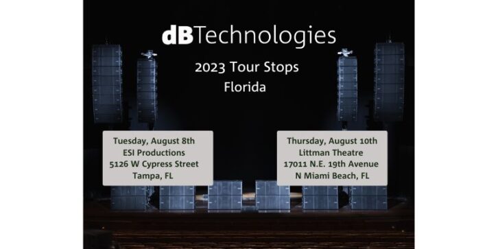 Join the dBTechnologies VIO Tour Stops in Florida - Mixonline