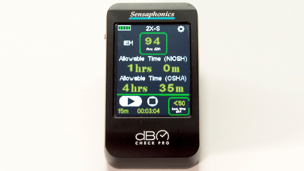 Sensaphonics Unveils dB Check Pro In-Ear Sound Level Analyzer - Mixonline