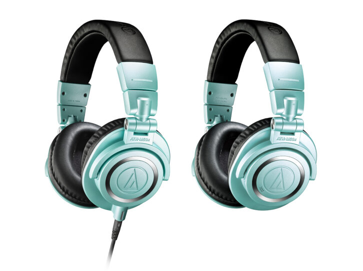 Audio-Technica releases limited-edition ATH-M50x wired and wireless headphones in Ice Blue ...