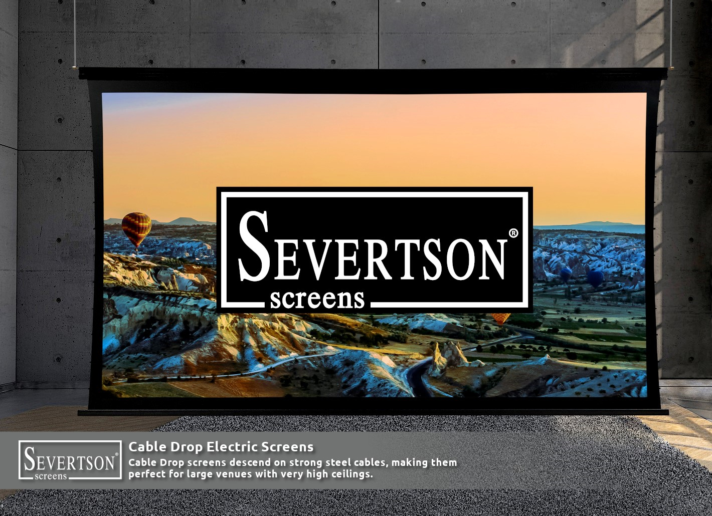 Severtson Screens Showcases Motorized Projection Screens During ...