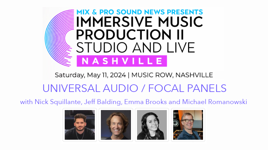 UA, Focal Set Panels and Pros for Mix Nashville - Mixonline