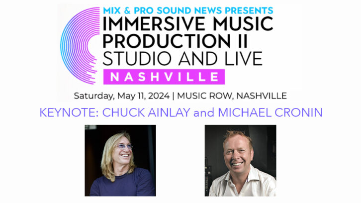 Mix Nashville Sets Keynote with Chuck Ainlay and Michael Cronin - Mixonline