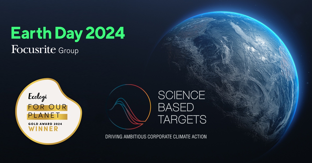 Earth Day 2024: Focusrite Group’s continued commitment to decarbonization - Mixonline