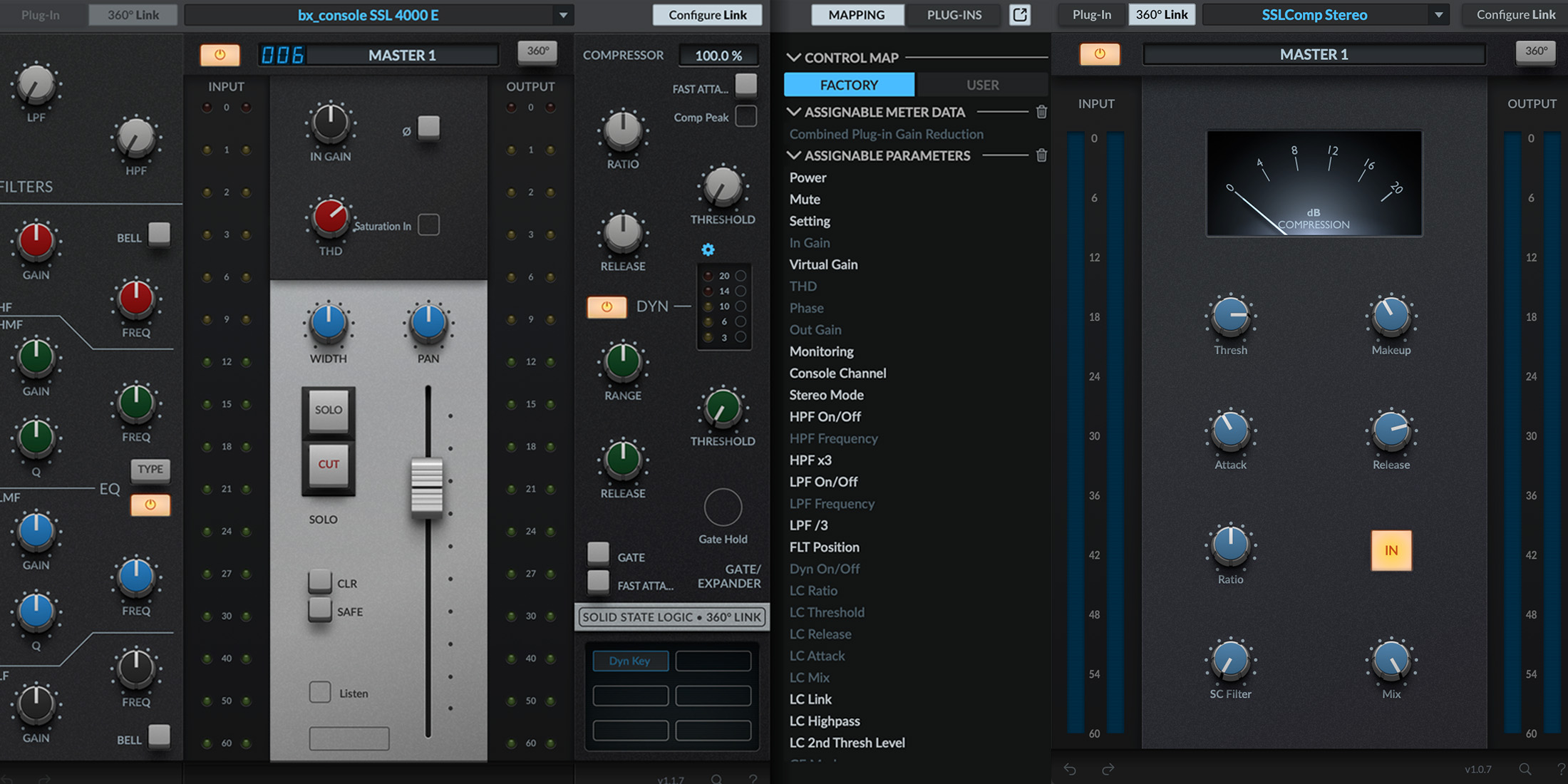 SSL Releases 360° Link Bus Compressor Plug-in - Mixonline
