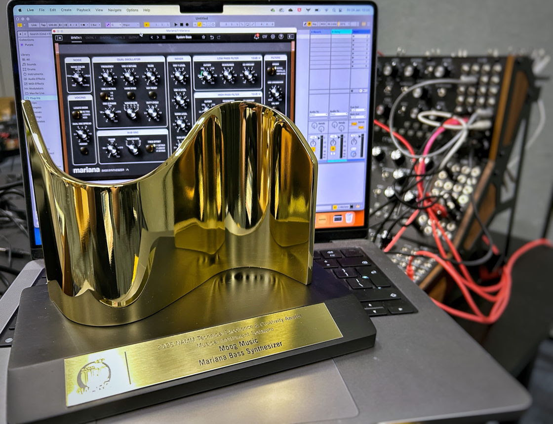Moog’s Mariana Bass Plugin Wins Best Musical Instrument Software at the ...