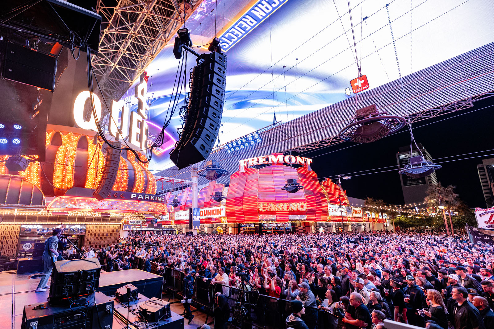 Joe Pizzo, Director of Entertainment Operations at the Fremont Street ...